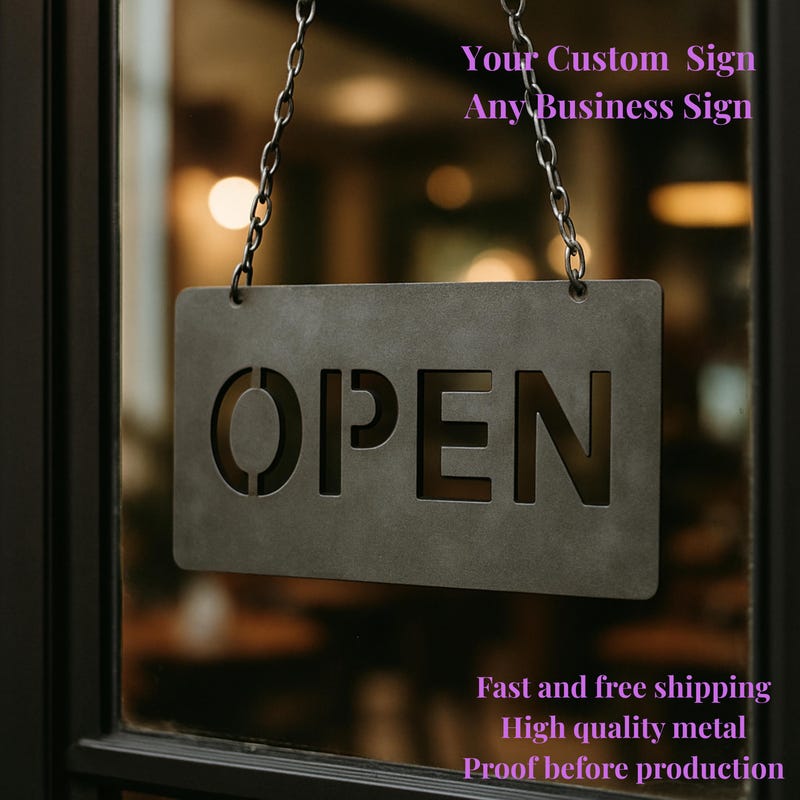 Open Closed Sign - Etsy