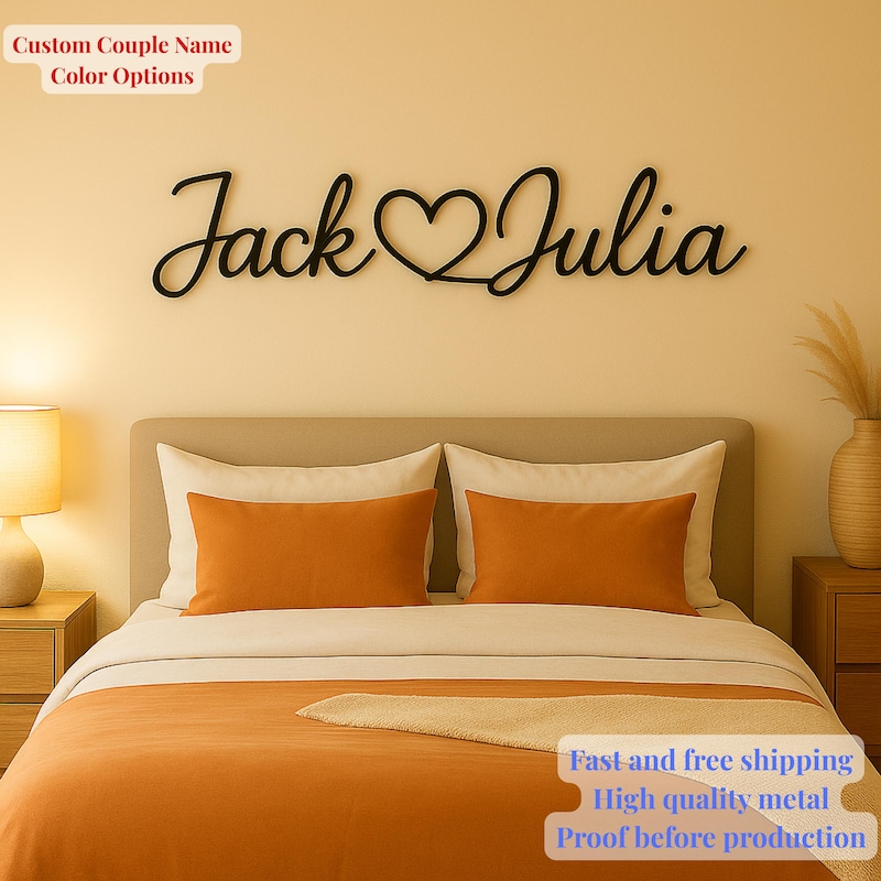 Couple Art Cool Metal - Etsy