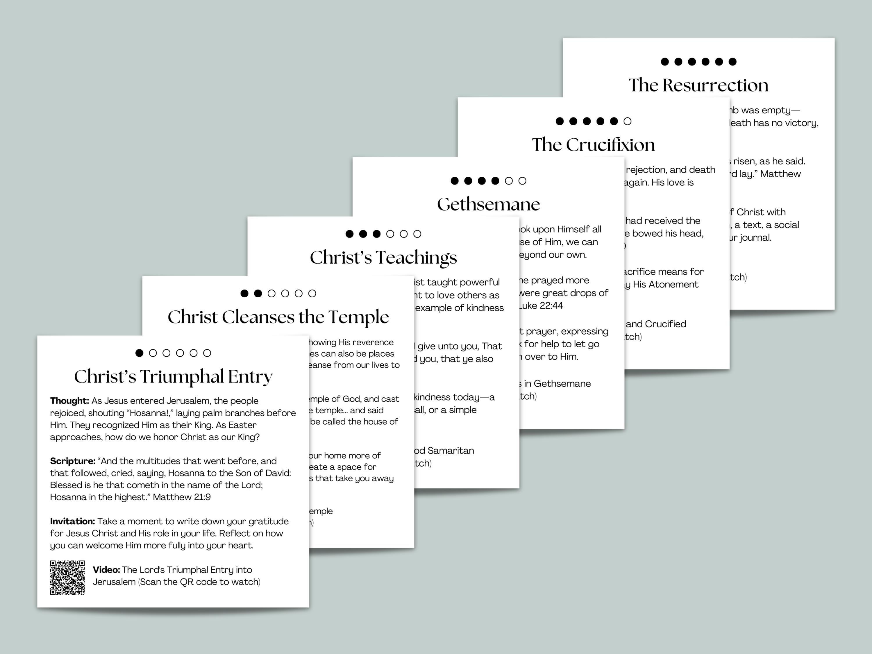 6-day Easter Countdown | LDS | Digital Download | Ministering | Relief ...