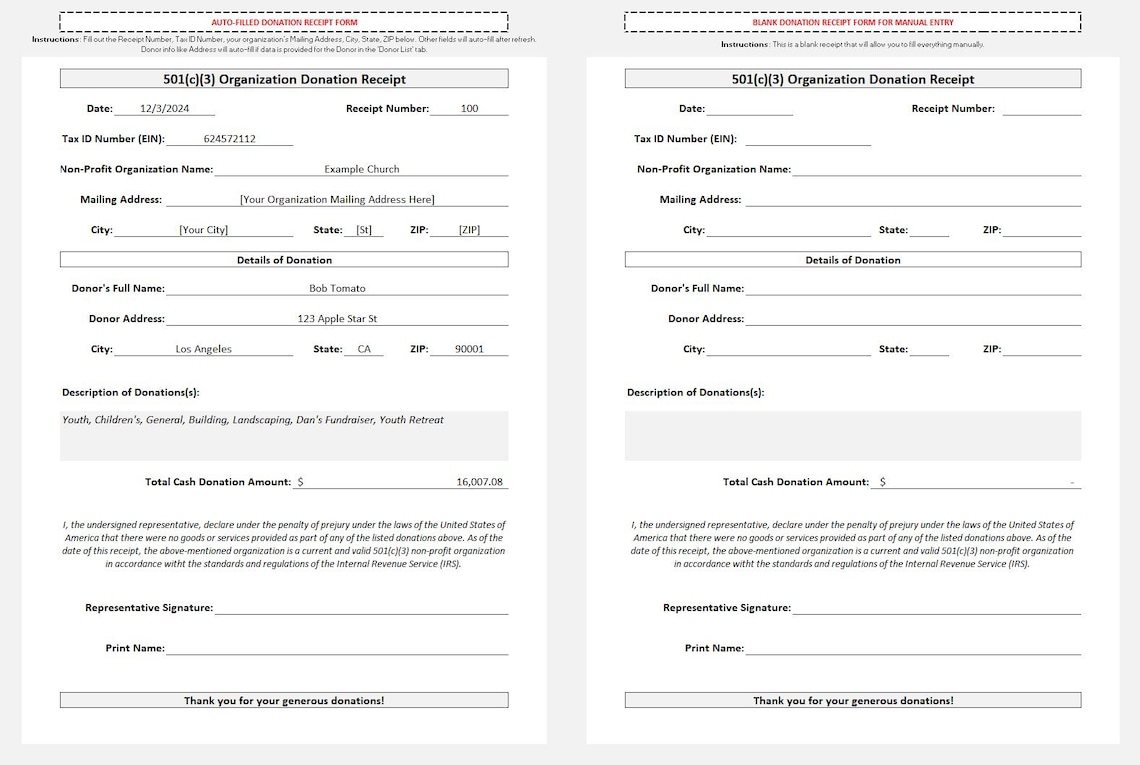 NEW 2026 Church Tithe Tracker: Excel Spreadsheet Template for Churches ...