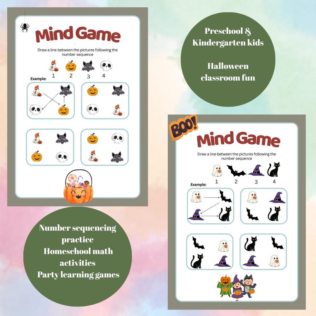 Halloween Activity Pages for Kids | Fall Coloring Pages | Halloween ...