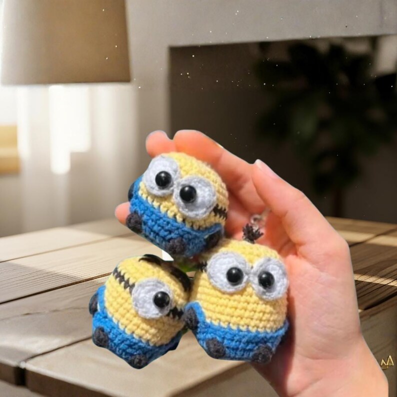 Minions Knitting Pattern PDF: Bob Stuart Kevin Amigurumi Characters ...