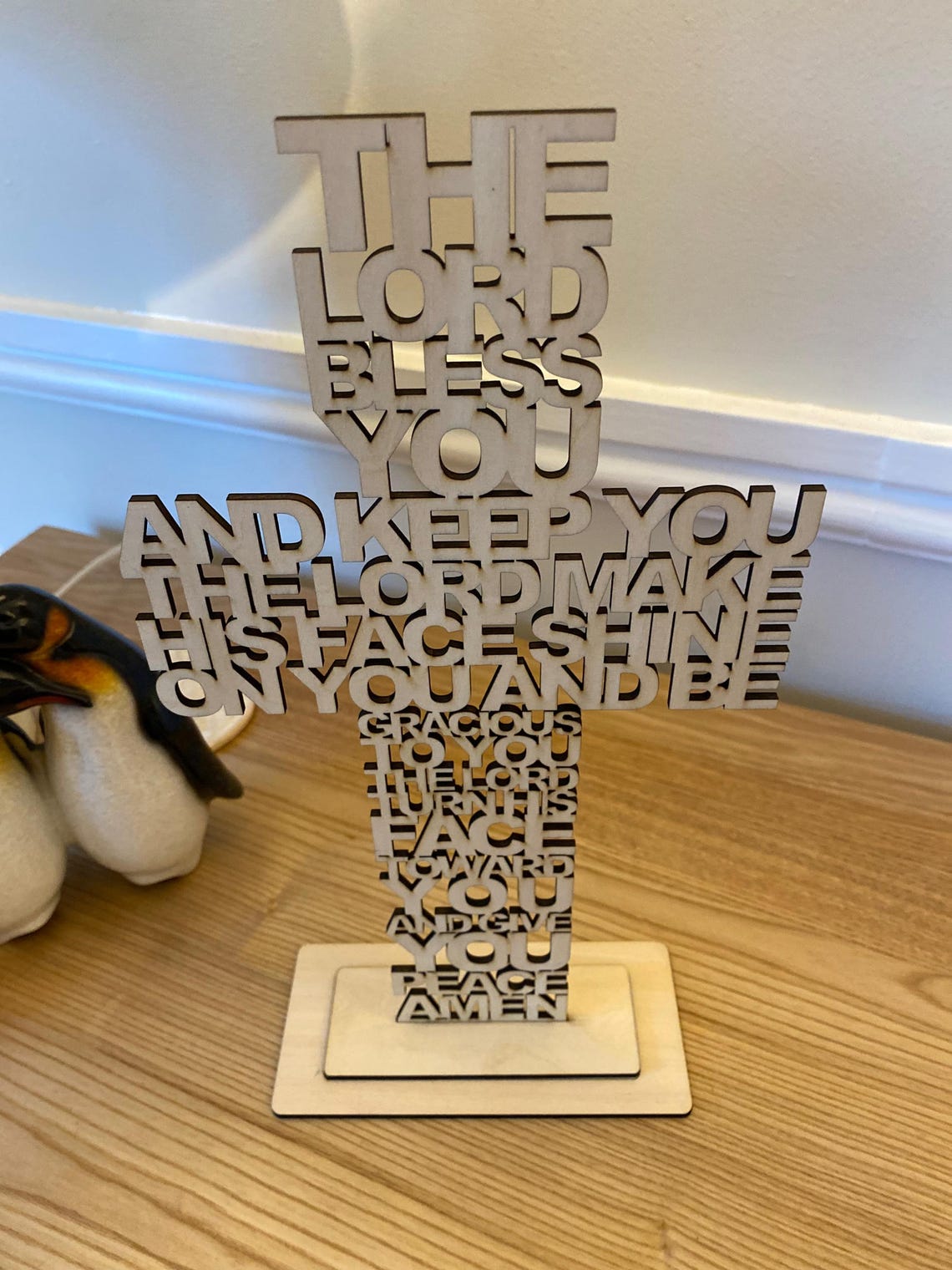 Laser-ready the Lord Bless You Cross Design for Xtool XCS. Perfect for ...