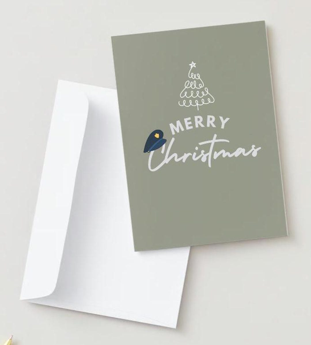 Police-themed Christmas Card - Digital Download for Holiday Greetings ...
