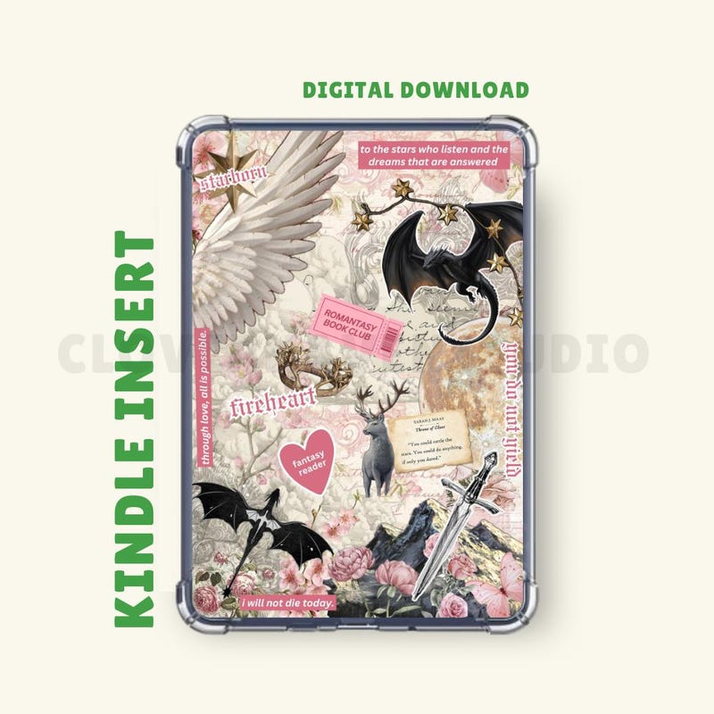 Kindle Romantasy Charm - Etsy