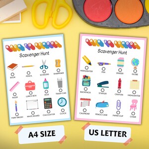 Back to School Scavenger Hunt Printable | Classroom Ice Breaker Game ...