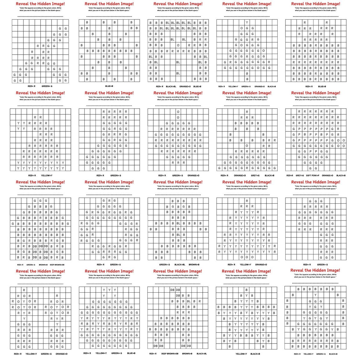 Pixel Christmas Coloring Pages for Kids - Stress Relief Relax Christmas ...