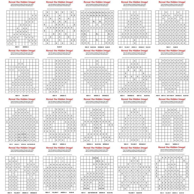 Pixel Christmas Coloring Pages for Kids - Stress Relief Relax Christmas ...