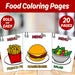 Printable Bold and Easy Food Coloring Pages for Kids and Adults | 20 ...