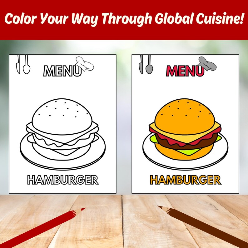 Printable Bold and Easy Food Coloring Pages for Kids and Adults | 20 ...