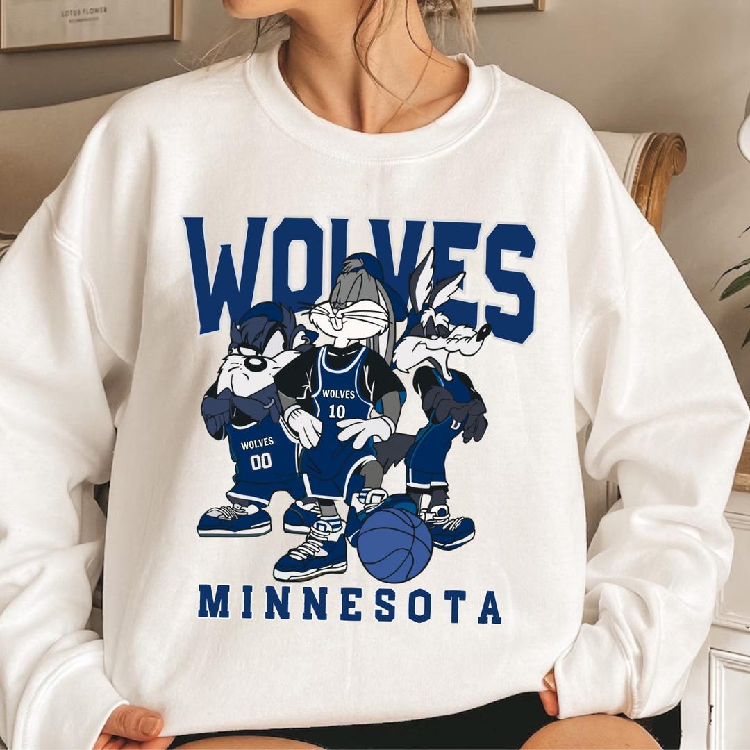 Vintage Minnesota Timberwolves Looney Tunes N.B.A Basketball Shirts ...