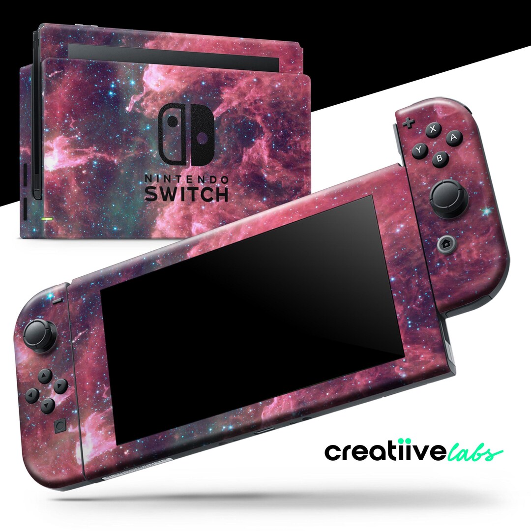 Crimson Nebula | Skin Wrap for Nintendo Switch 2 Console + OLED, Lite ...