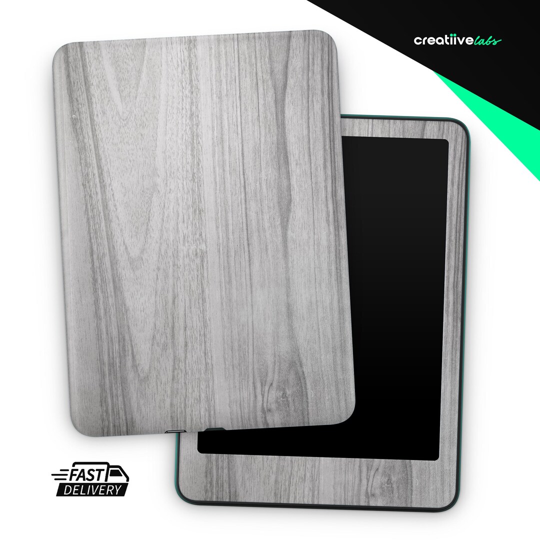 Smooth Gray Wood | Protective Vinyl Decal Wraps for the Amazon Kindle ...