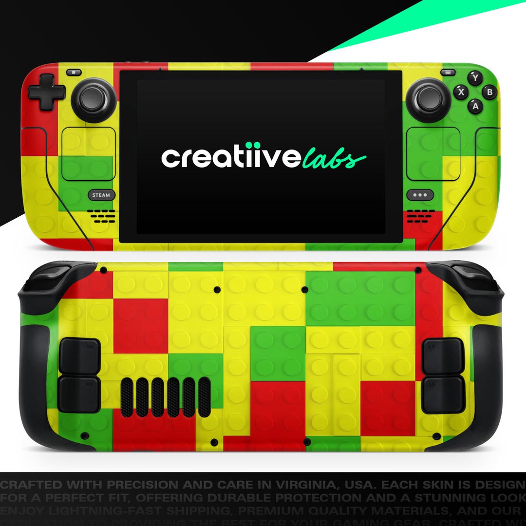 Yellow Building Blocks | Vinyl Skin Wrap | Protective Cover Decal for ...