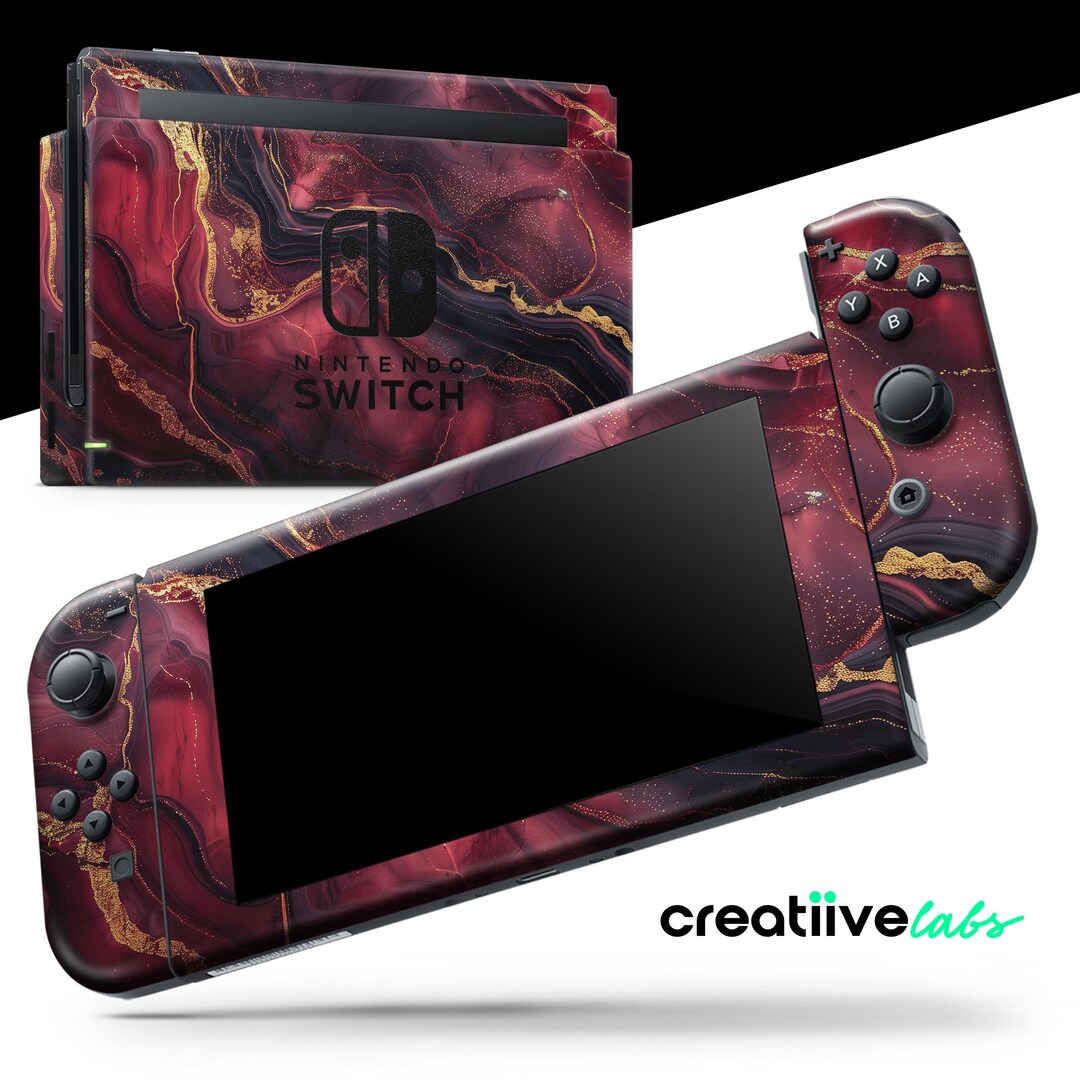 Black Marble Textures 5 | Skin Wrap for Nintendo Switch 2 Console ...
