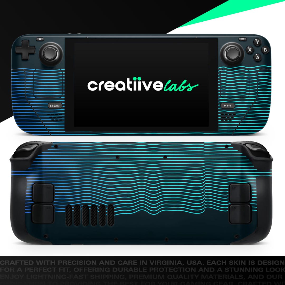 Gradient Linear Turbulence 1 | Vinyl Skin Wrap | Protective Cover Decal ...