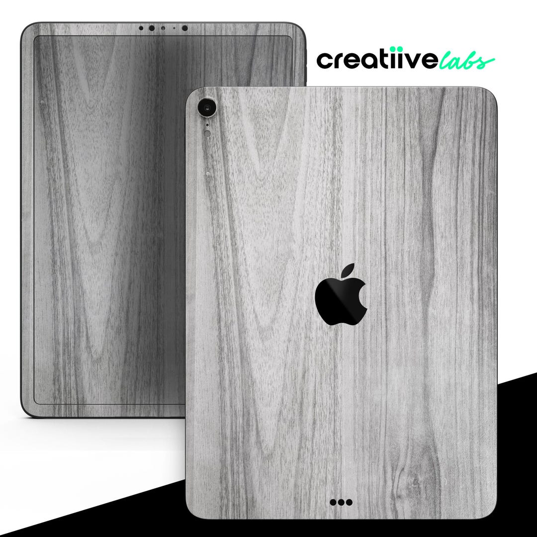 Smooth Gray Wood | Protective Vinyl Decal Wraps for All iPad Models ...