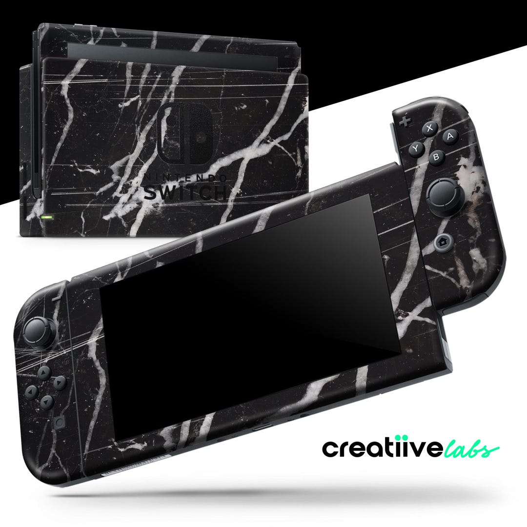 Natural Black & White Marble Stone V2 | Skin Wrap Vinyl Decal for ...