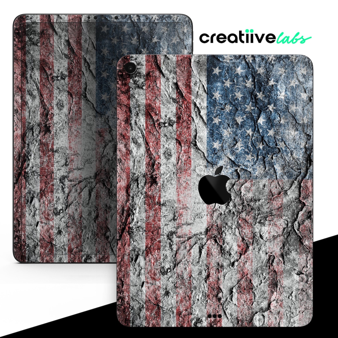 Aged and Wrinkled American Flag | Protective Vinyl Decal Wraps for All ...