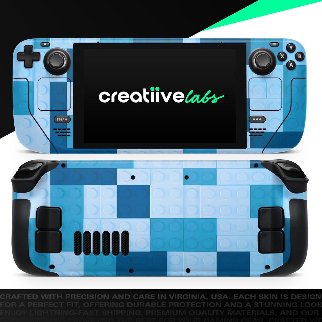 Blue Building Blocks | Vinyl Skin Wrap | Protective Cover Decal for ...