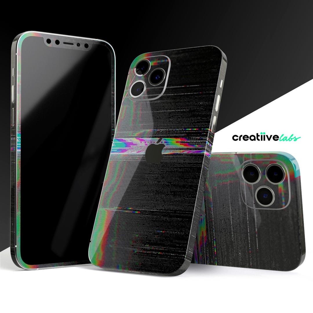 VHS Tape Glitch 7 | Protective Vinyl Decal Wrap for iPhone Models | 17 ...