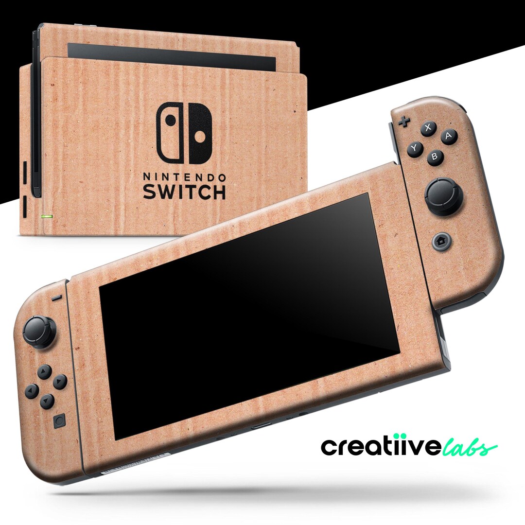 Cardboard Texture 9 Skin Wrap Vinyl Decal for Nintendo Switch Lite ...