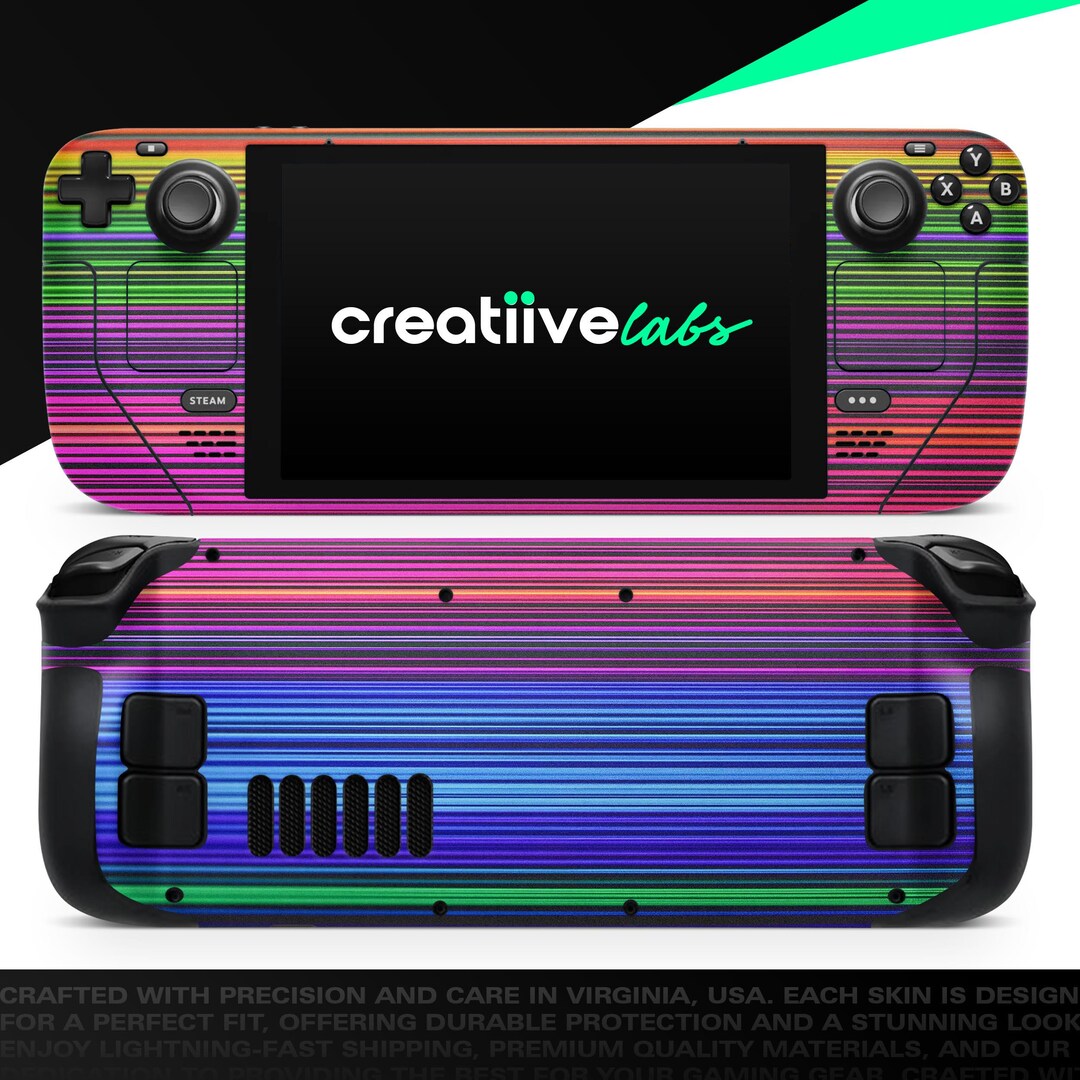 VHS Tape Glitch 9 | Vinyl Skin Wrap | Protective Cover Decal for Valve ...
