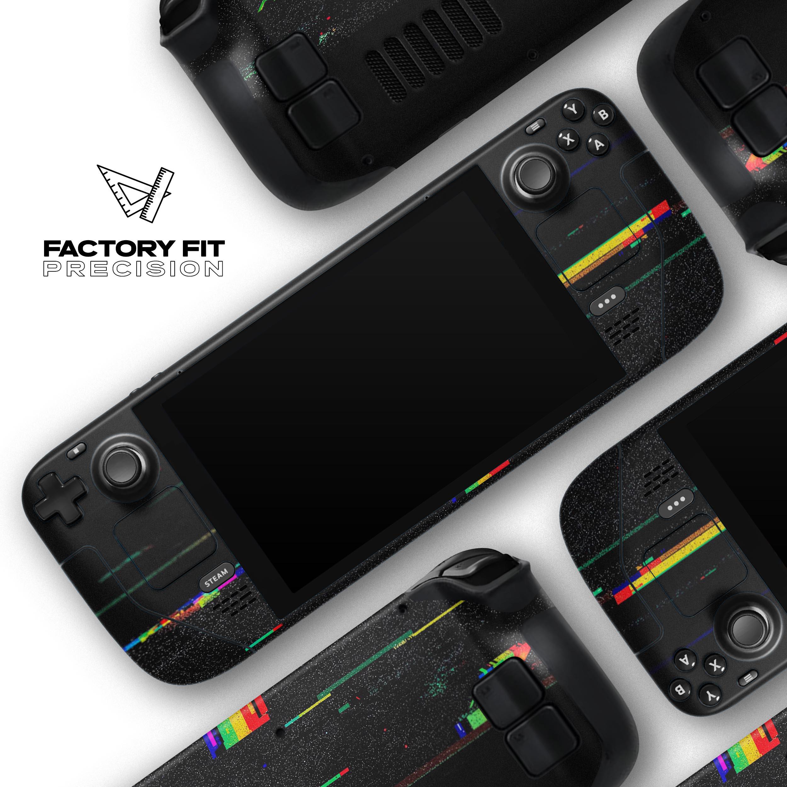 VHS Tape Glitch 8 | Vinyl Skin Wrap | Protective Cover Decal for Valve ...