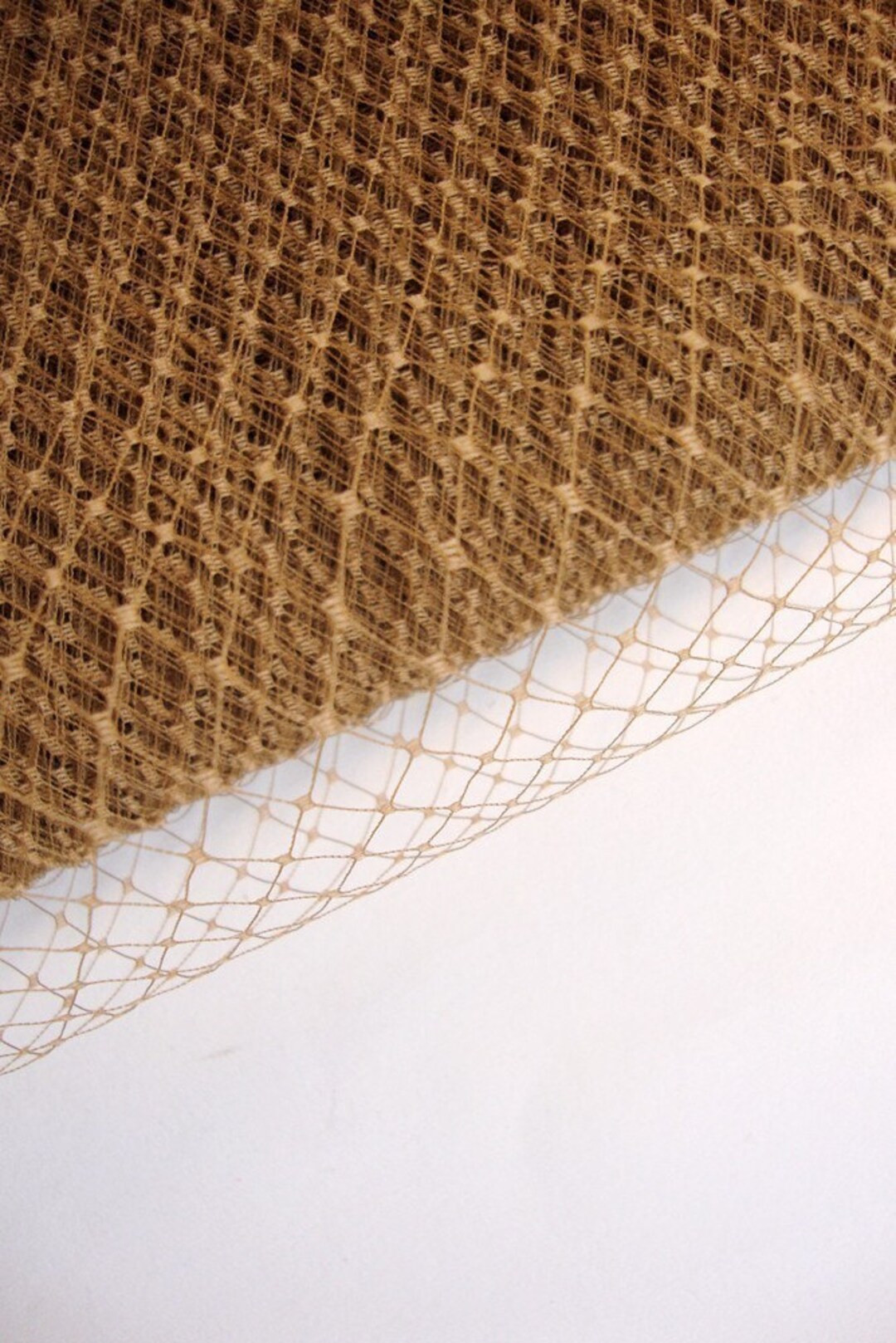 French Netting / Golden Caramel / 9 Inches Wide / 1 Yard - Etsy