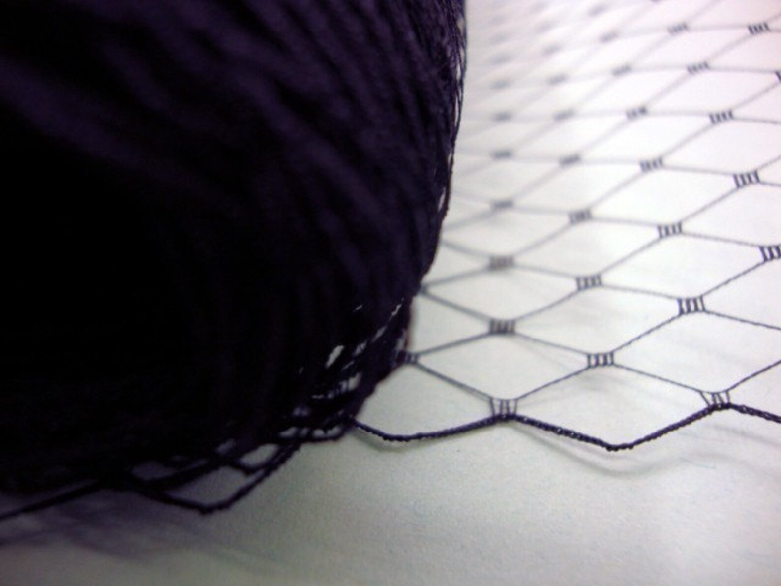 French Netting / Black / 9 Inches Wide / 1 Yard - Etsy