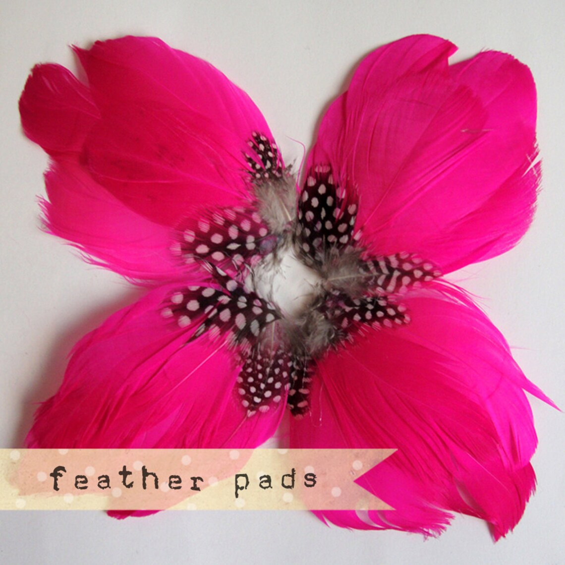 Guinea Goose Feather Pad Millinery and Crafts Feather - Etsy