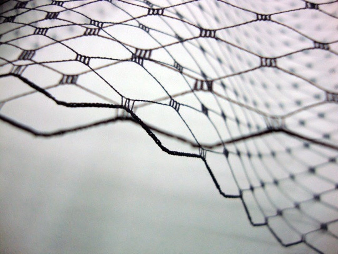 French Netting / Black / 9 Inches Wide / 1 Yard - Etsy