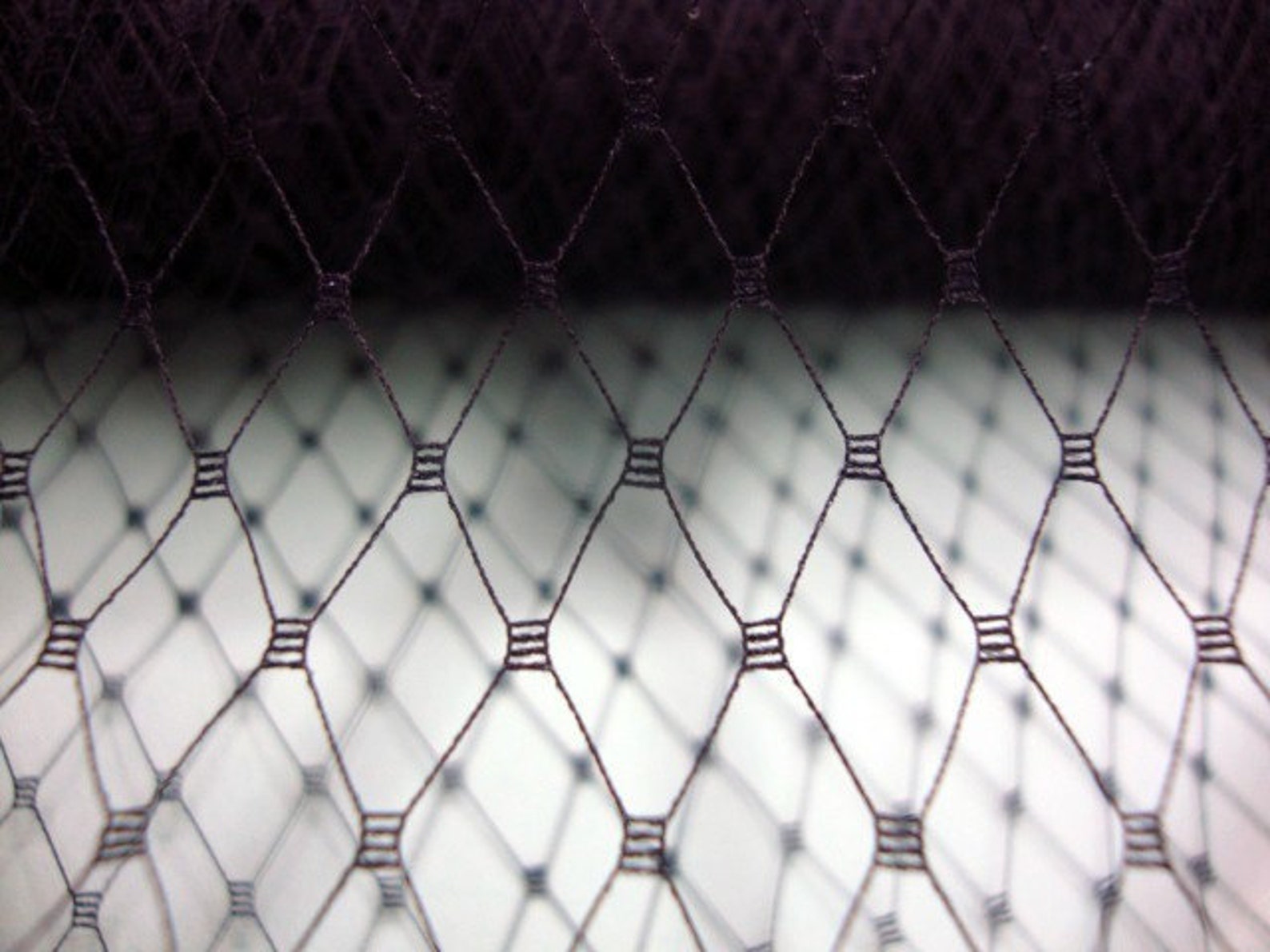 French Netting / Black / 9 Inches Wide / 1 Yard - Etsy
