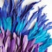 50 Pcs+ - Rooster Saddle Feathers - 2 Inch Strip - Two-tone, Pointy Tip ...