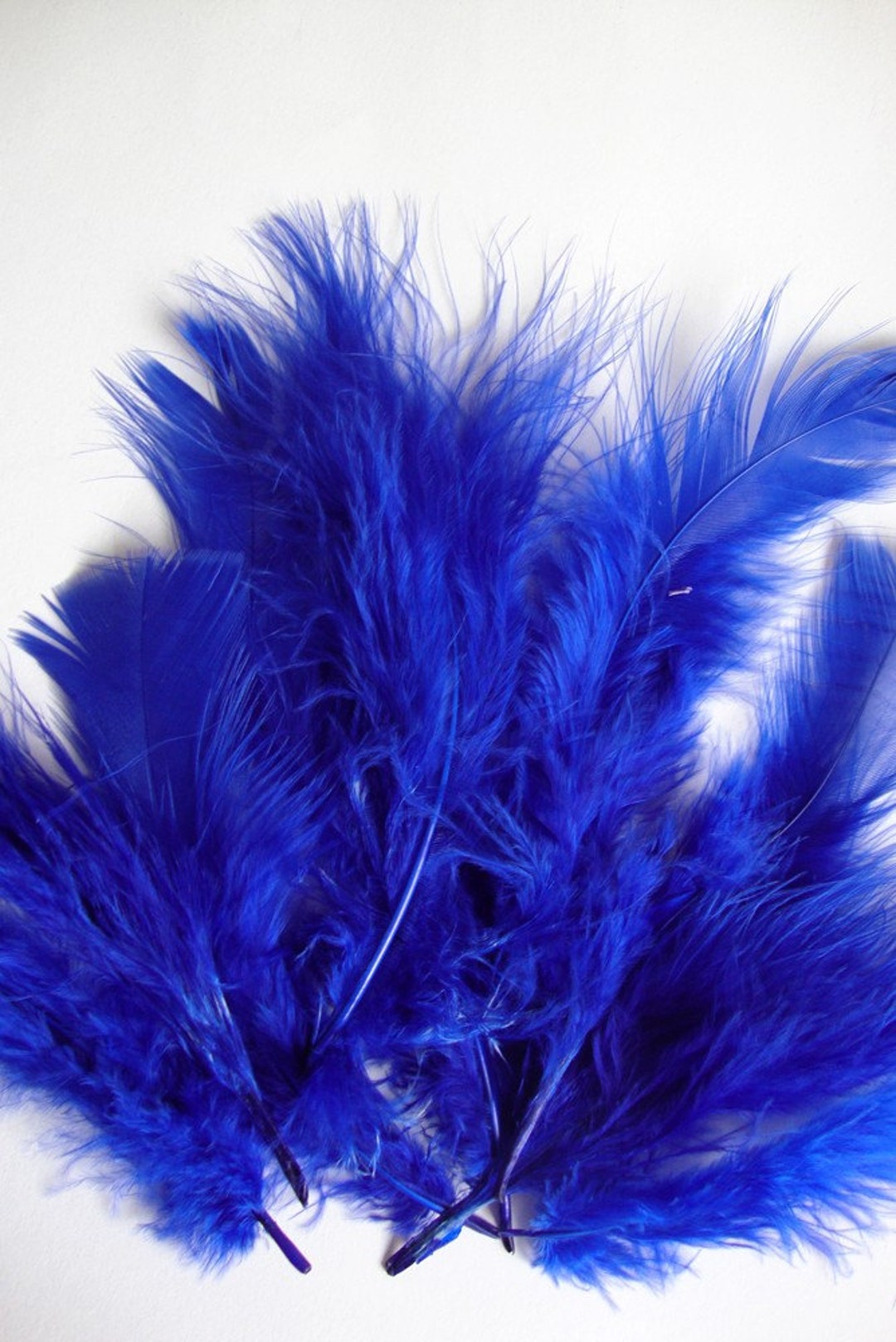 30-40 PCS / MARABOU FLUFF / Blue / 4-6 Inches Tall. - Etsy