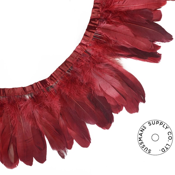 Red Feather Hat - Etsy