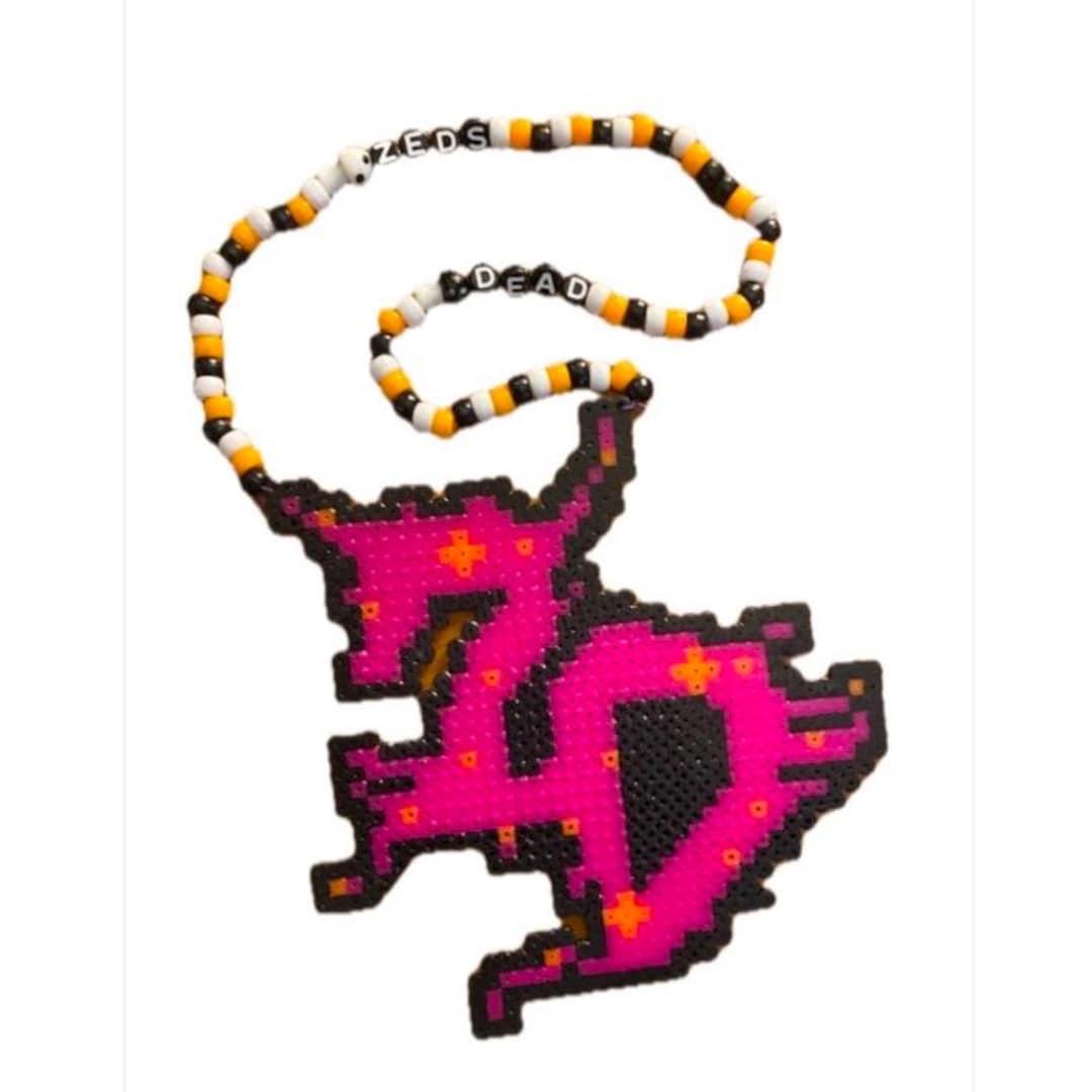CUSTOM ZEDS DEAD Perler Necklace : Handmade to Order With Fuse Beads ...