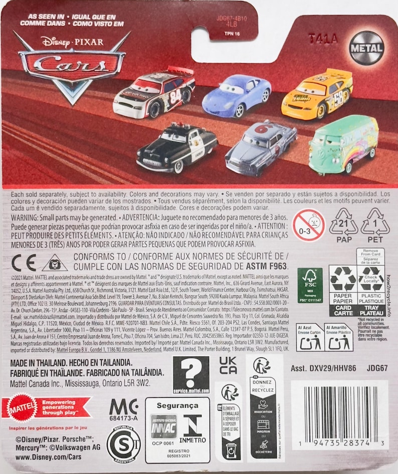 This Authentic Disney-pixar Cars Floyd Mulvihill (#70) Die-cast is a ...
