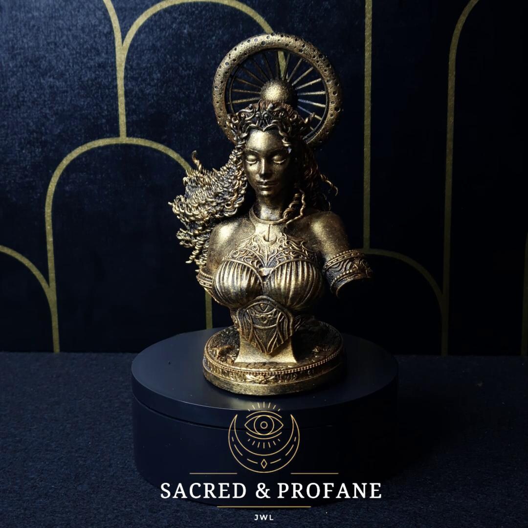 NYX - NIGHT - NOX - Bust - Greek and Roman Mythology - Deity - Altar ...