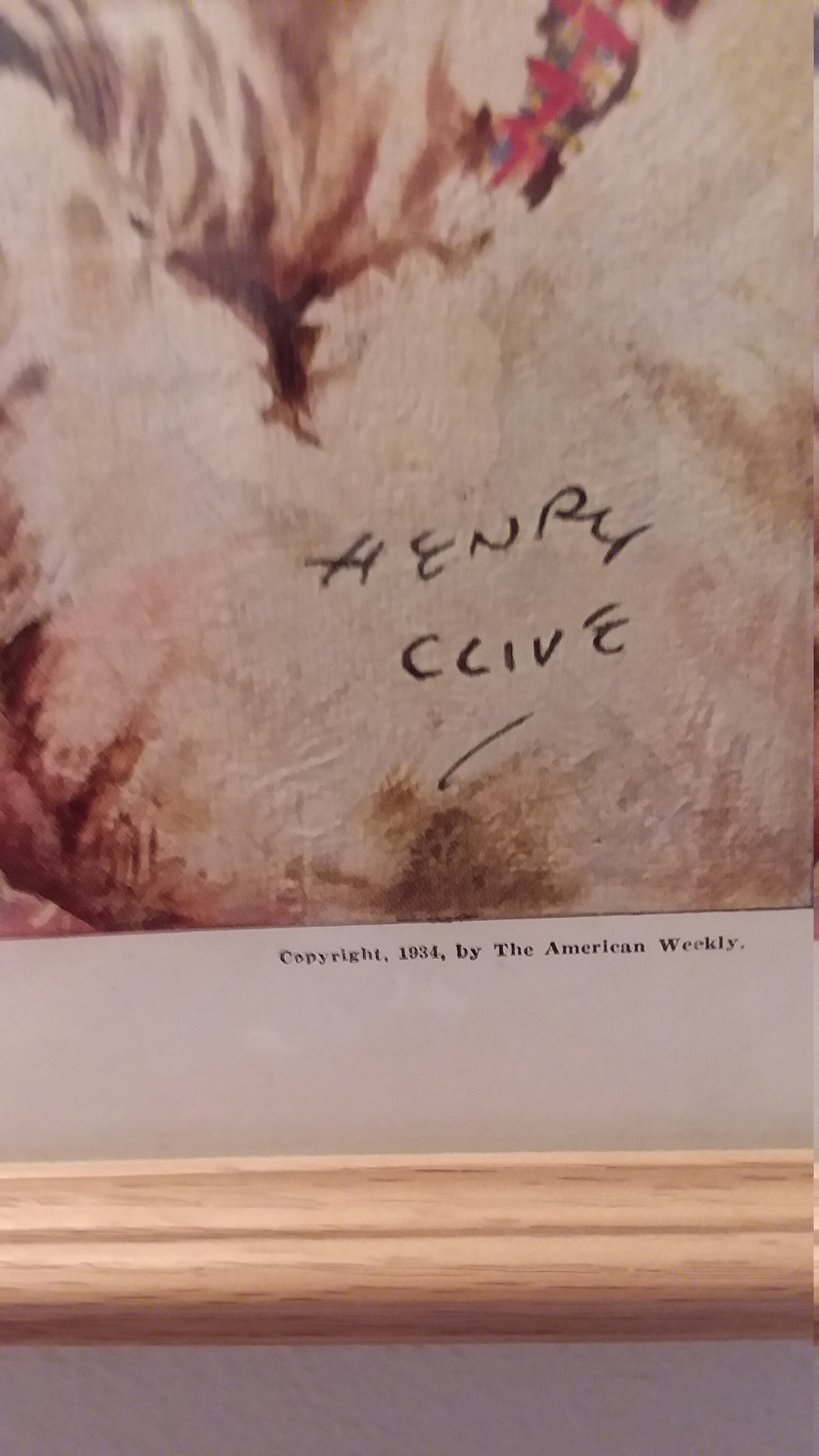 1934 HENRY CLIVE POSTER - Etsy