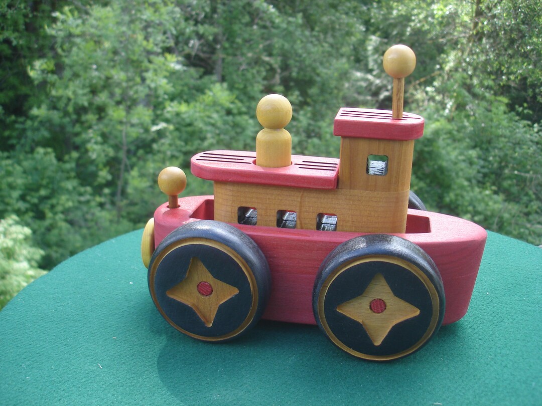 Rolling Super Tug Boat and Floating Tug Boat - Etsy
