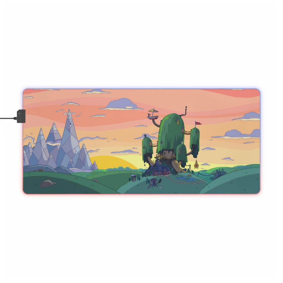 Adventure Time LED Gaming Mouse Pad: Cartoon Network Desk Mat - Etsy