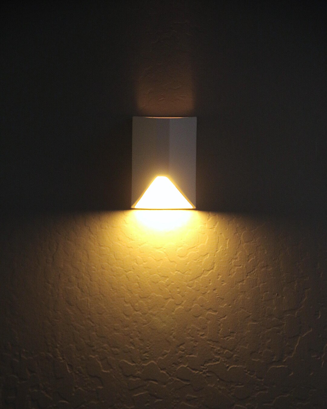 10" Trapezoidal Bar Light - Ceramic Wall Sconce - Ambient Light - Hand ...