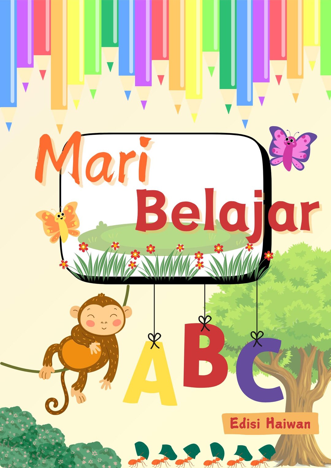 Mengenali ABC: Edisi Haiwan – Buku Pembelajaran Awal Kanak-kanak - Etsy