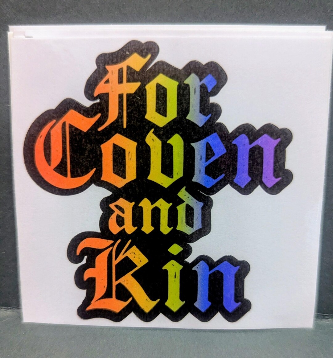 For Coven and Kin Pride Sticker - Etsy