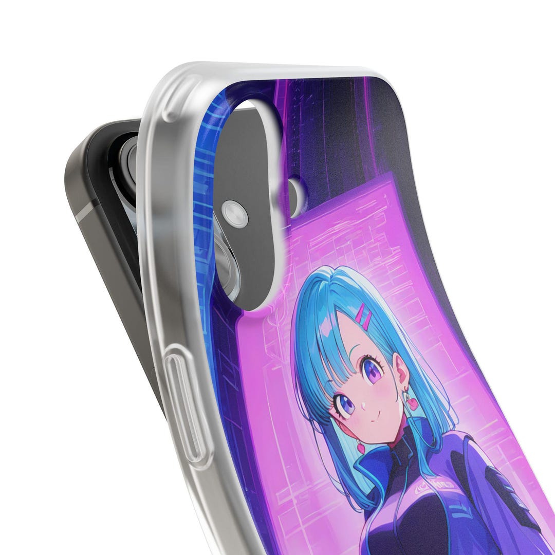 Bulma Dragon Ball Z Cyberpunk Phone Case for iPhone 16 15 14 13 12 Pro ...