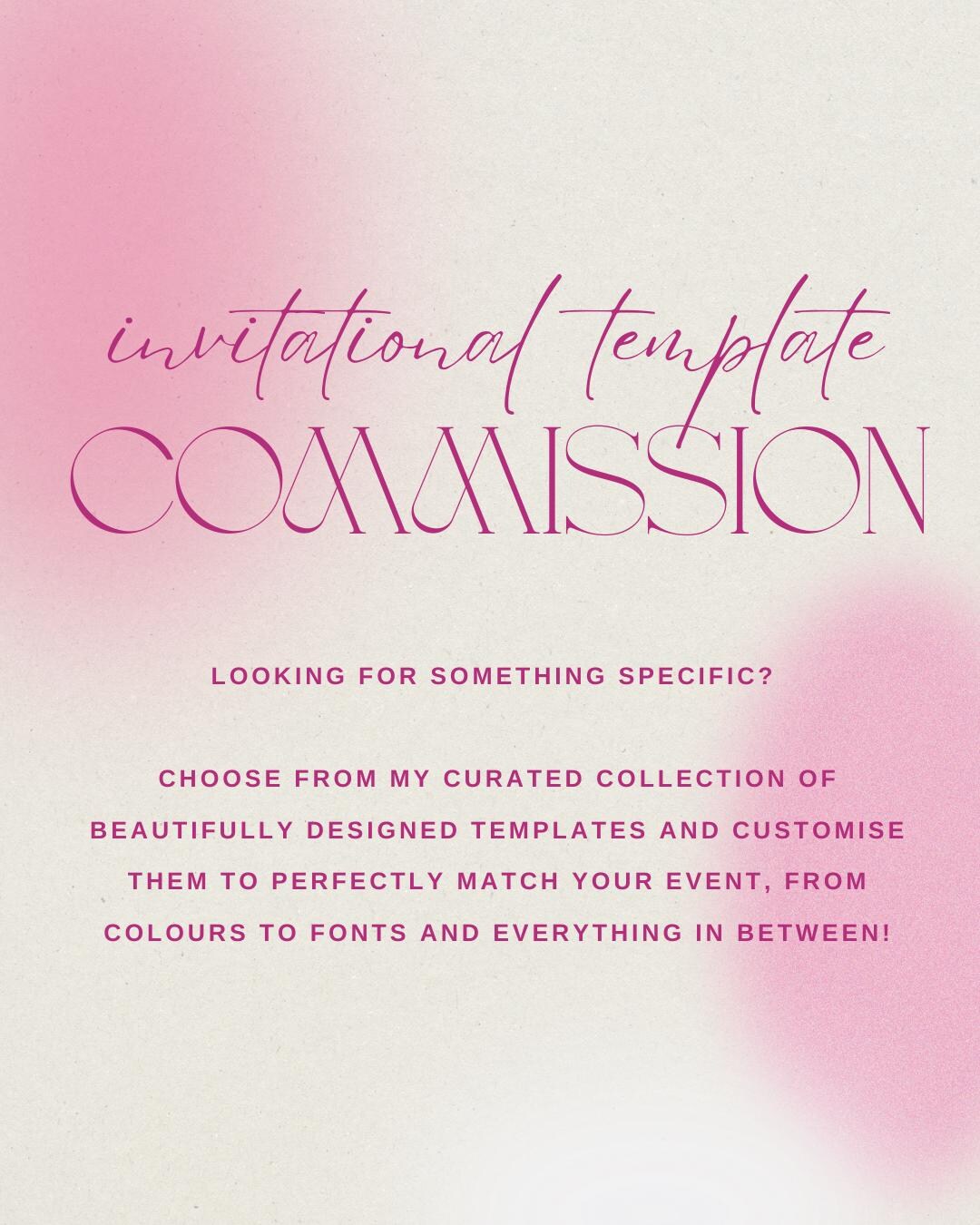 Custom Invitation Templates - Editable Digital Download for Weddings ...