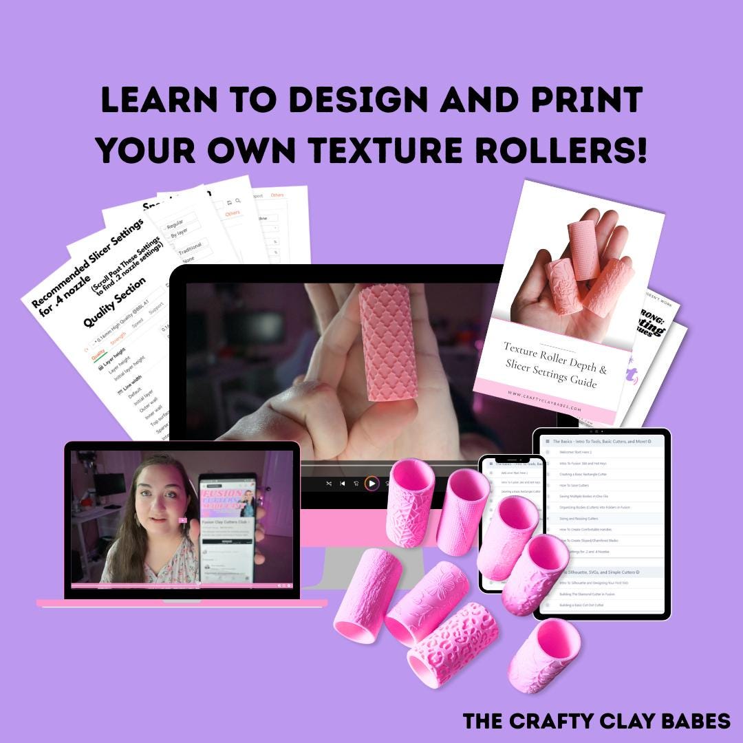 Texture Rollers Made Easy| DIY Polymer Clay Texture Rollers |how to ...