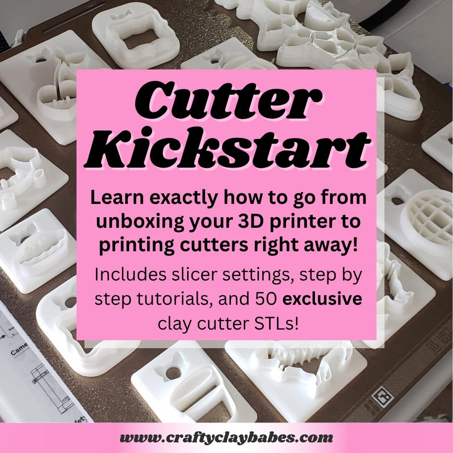 Intro to 3D Printing Polymer Clay Earring Cutters|how to Print Clay ...