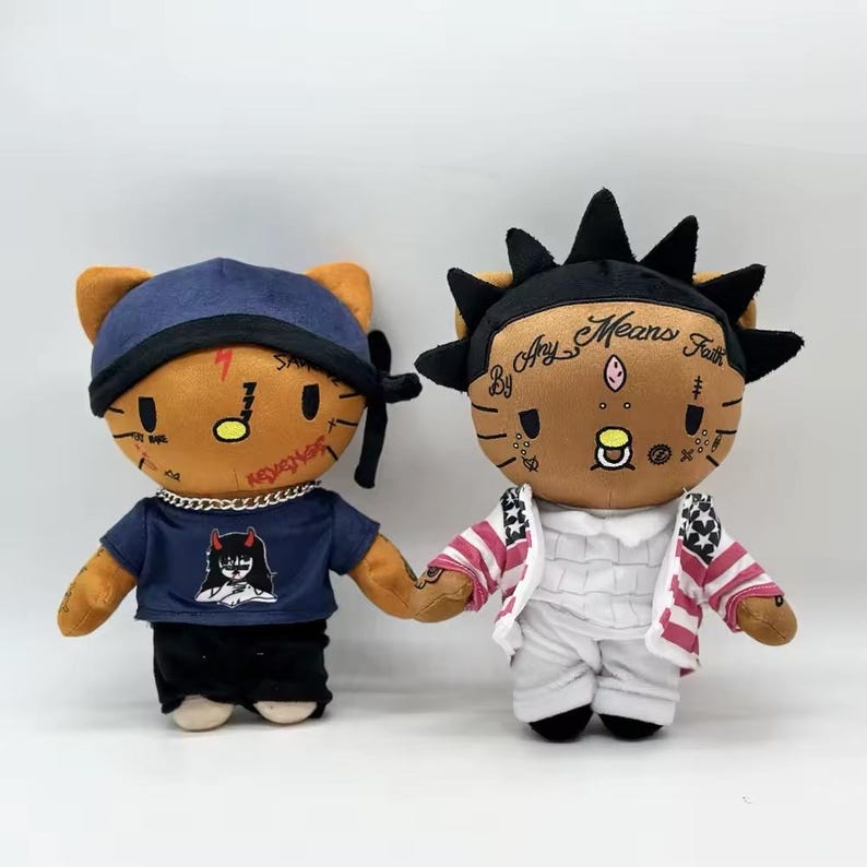 Lil Uzi Vert Plushie Custom Hello Kitty Design Plush Soft Toy Gift - Etsy